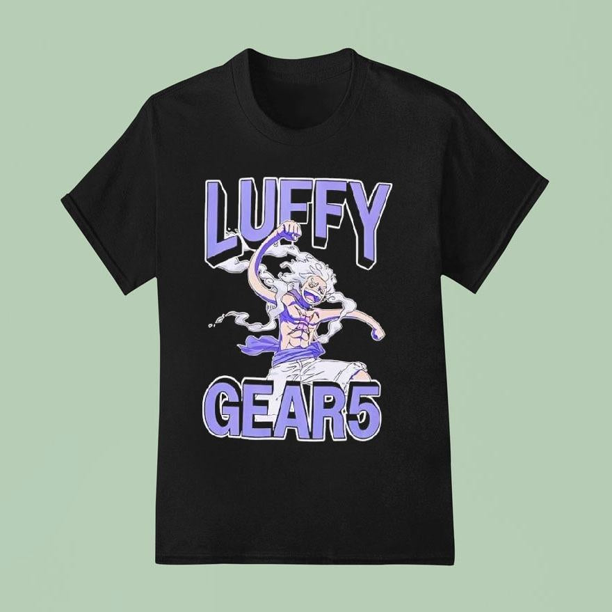 One Piece Monkey D. Luffy In His Gear 5 Shirt – catwowa